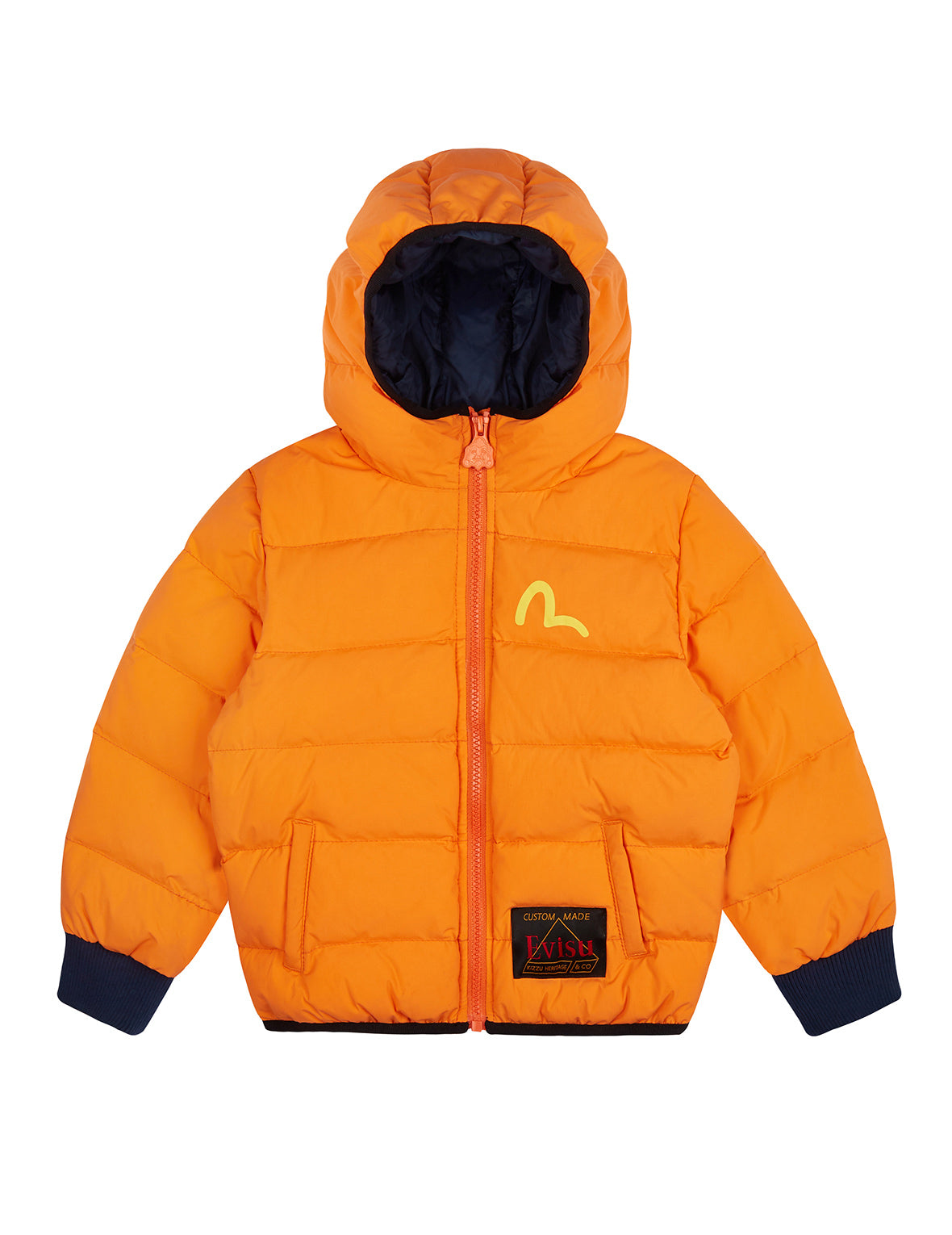 Banknote Daruma Print Down Jacket – EVISU